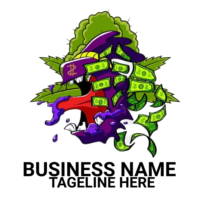 cannabis logo smoking logo , marijuana logo Template | PosterMyWall