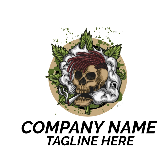 cannabis logo smoking logo , marijuana logo Template | PosterMyWall