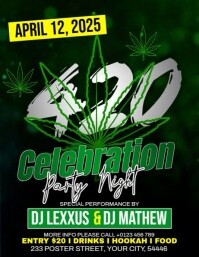 420 Party Night Template | PosterMyWall