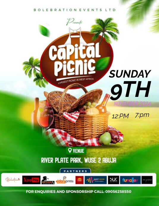 Capital picnic Template | PosterMyWall