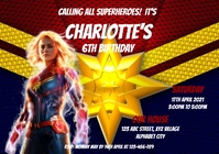 Marvel Heroes Birthday Invitation Template | PosterMyWall