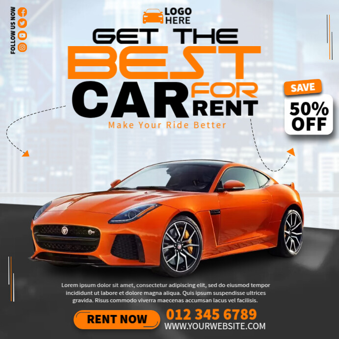 Car Ads Template | PosterMyWall