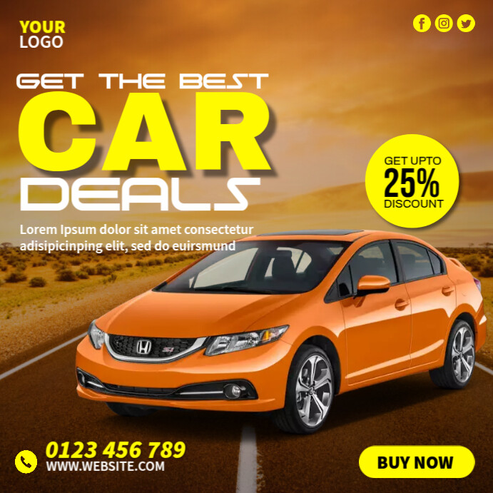 Car Ads Template | PosterMyWall