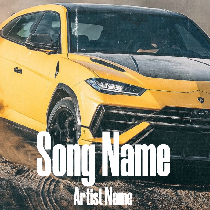 Car Album Cover Template | PosterMyWall