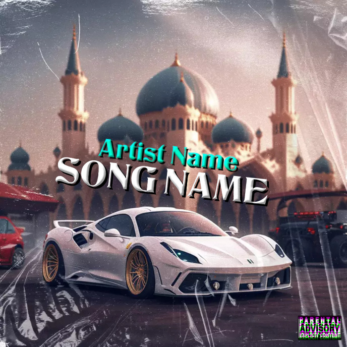CAR Album Cover music art trap mixtape rap Template | PosterMyWall