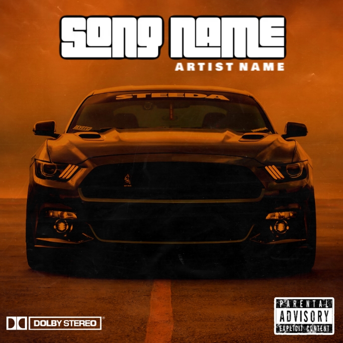 Car Album cover template 2023 | PosterMyWall