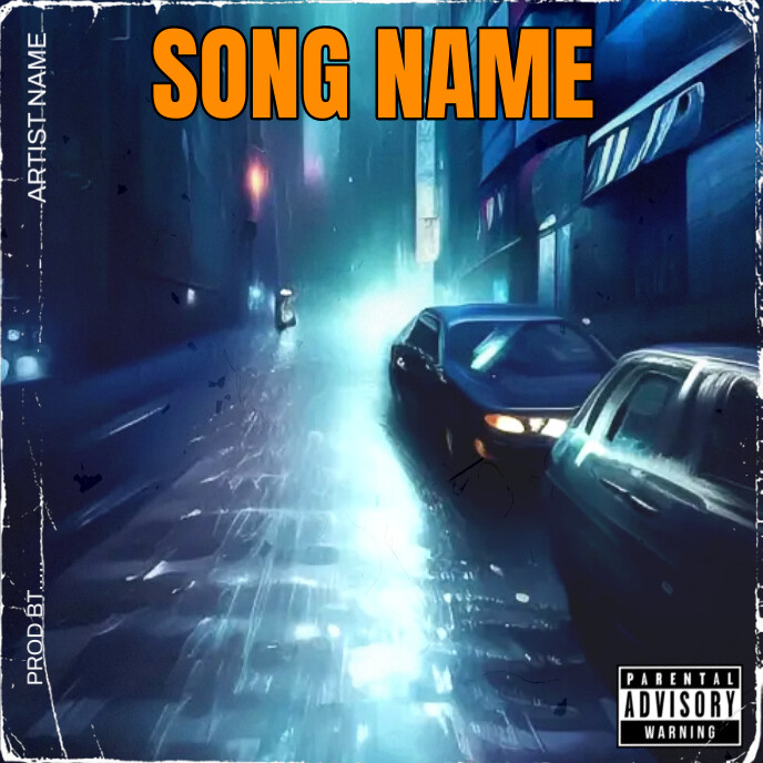 CAR ALBUM COVER TEMPLATE | PosterMyWall