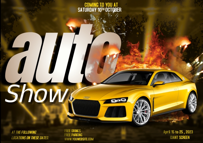 Car Auction Banner Template | PosterMyWall