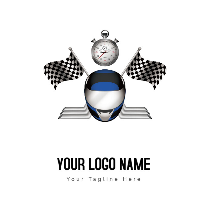 Car Auto Racing Racetrack Logo Template | PosterMyWall