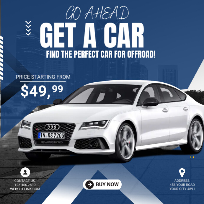 Car Best Deals Template | PosterMyWall