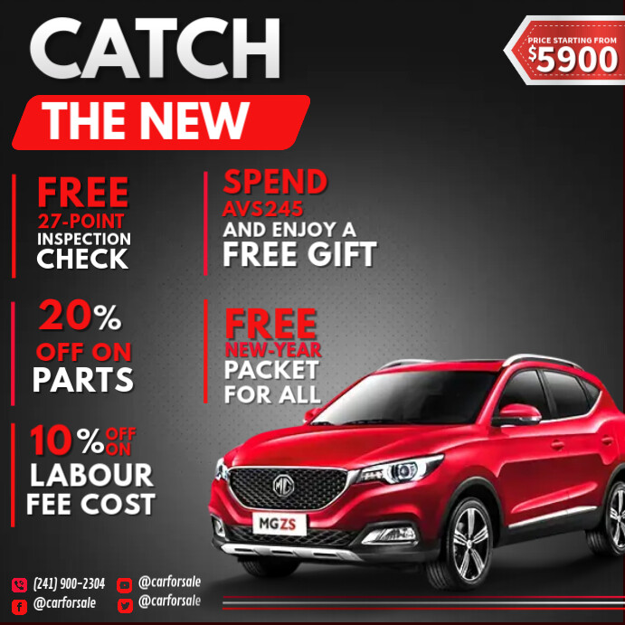 Copy of Car Best Offer | PosterMyWall