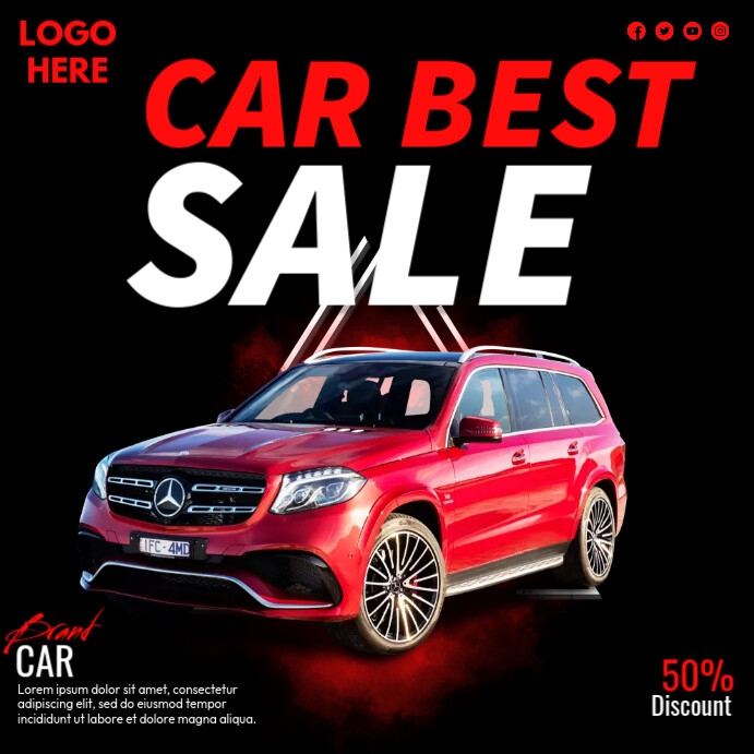 Car Best Sale Template | PosterMyWall