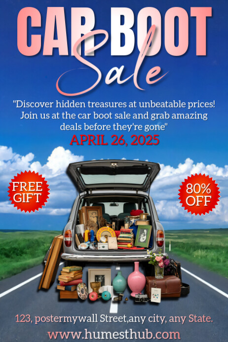 Copy of Car Boot Sale Design | PosterMyWall