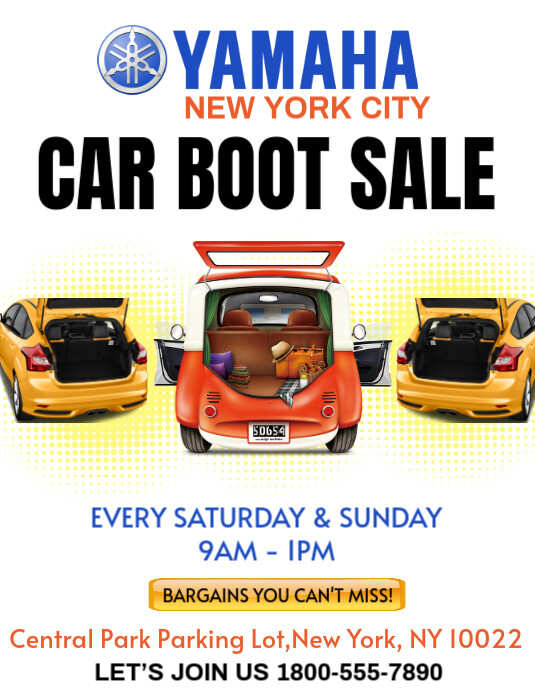 Copy of car boot sale | PosterMyWall