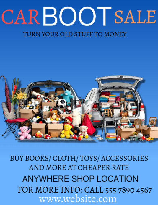Car boot sale Template | PosterMyWall