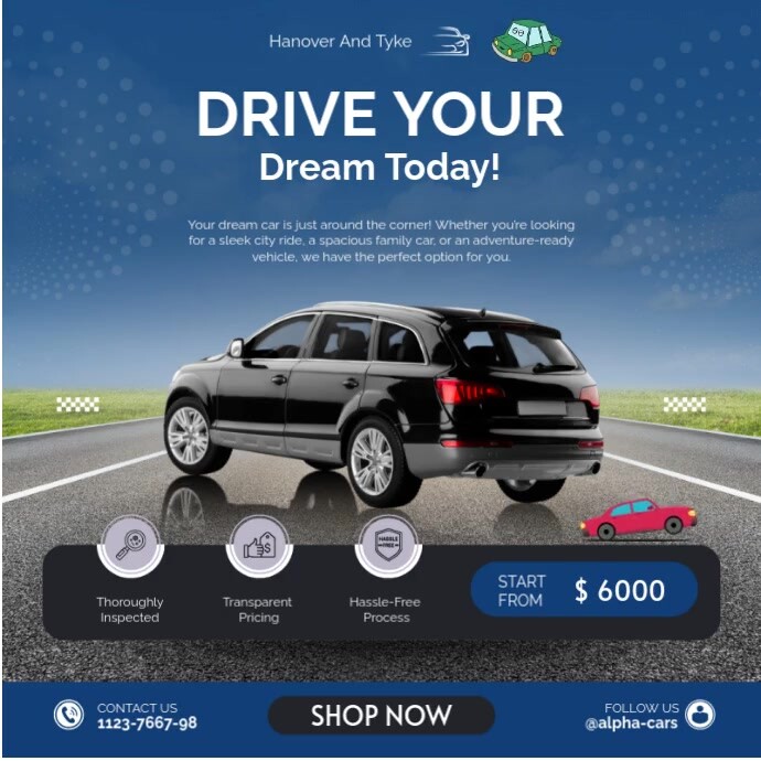 Car Boot Sale Poster Template | PosterMyWall