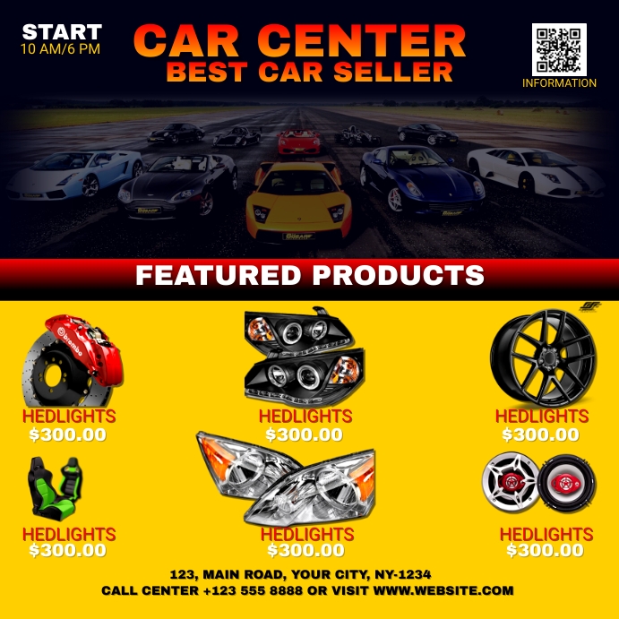 CAR BUSINESS FLYER Template | PosterMyWall