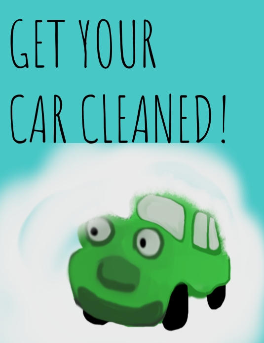 Car cleaning Template | PosterMyWall