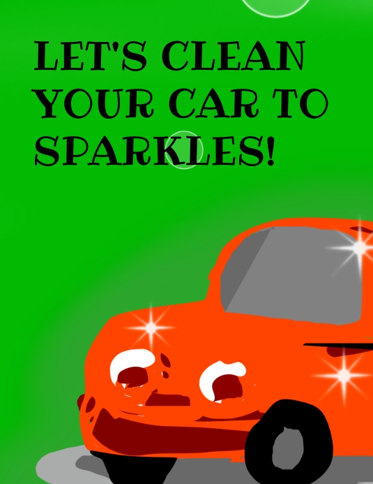 Car cleaning Template | PosterMyWall