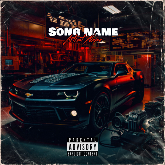 Copy of Car Cover Album music art trap mixtape rap | PosterMyWall