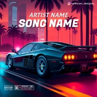 car retro cover art Template | PosterMyWall