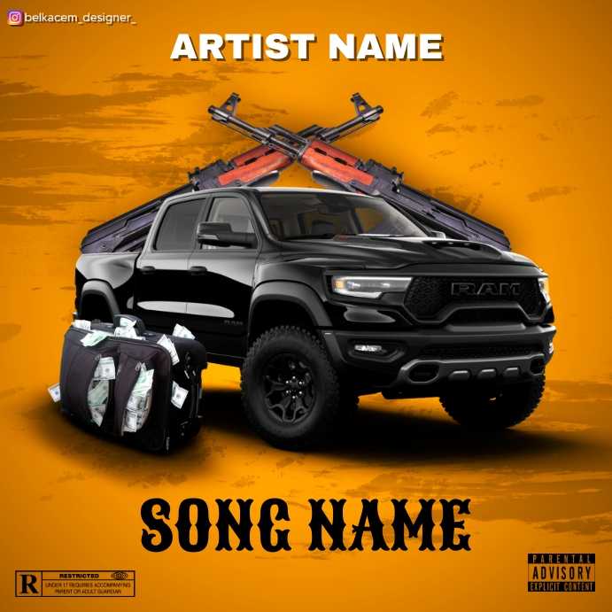 Plantilla de Arte de Portada de Coche | PosterMyWall