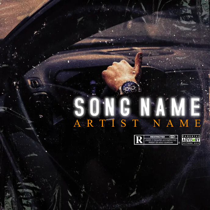 CAR Cover music Album art trap mixtape rap (1 Template | PosterMyWall