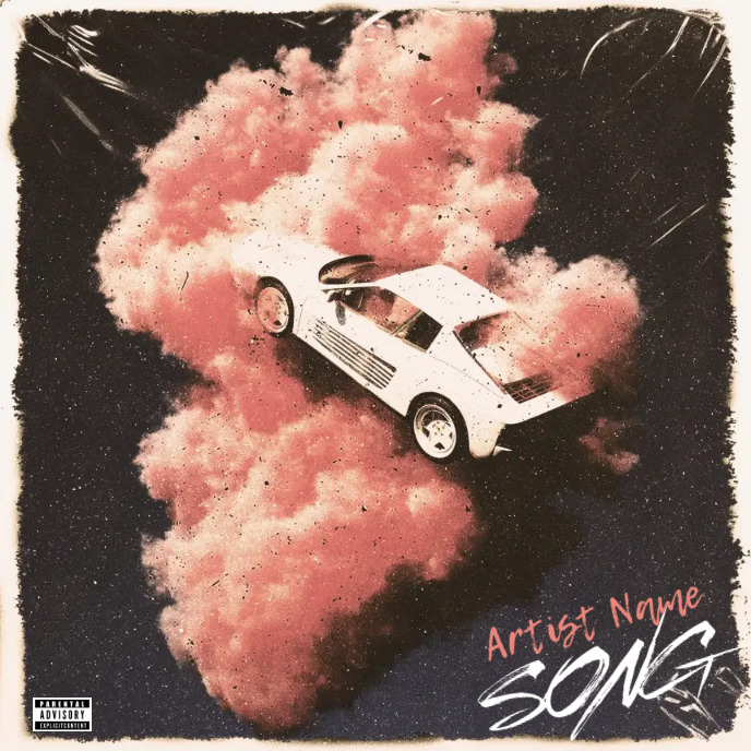 CAR Cover music Album art trap mixtape rap Template | PosterMyWall