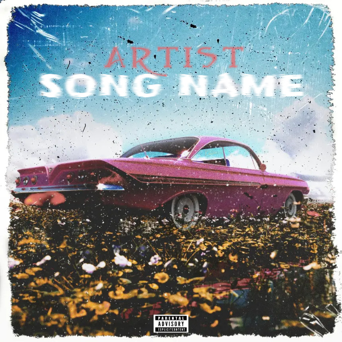 CAR Cover music Album art trap mixtape rap Template | PosterMyWall