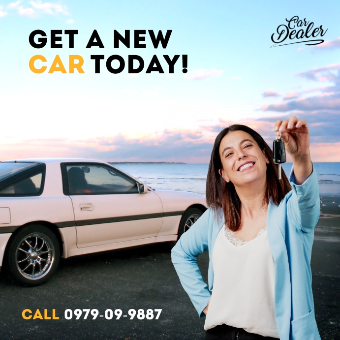 Car Dealer Poster Ad Template | PosterMyWall