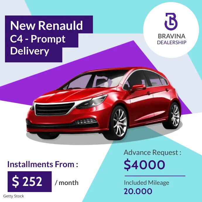 car dealership advertisement car for sale min Template | PosterMyWall