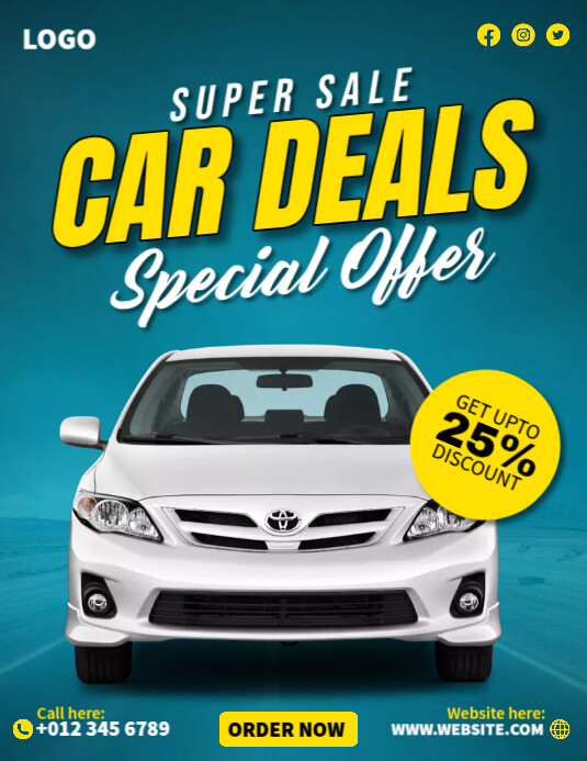 Car Deals Template | PosterMyWall