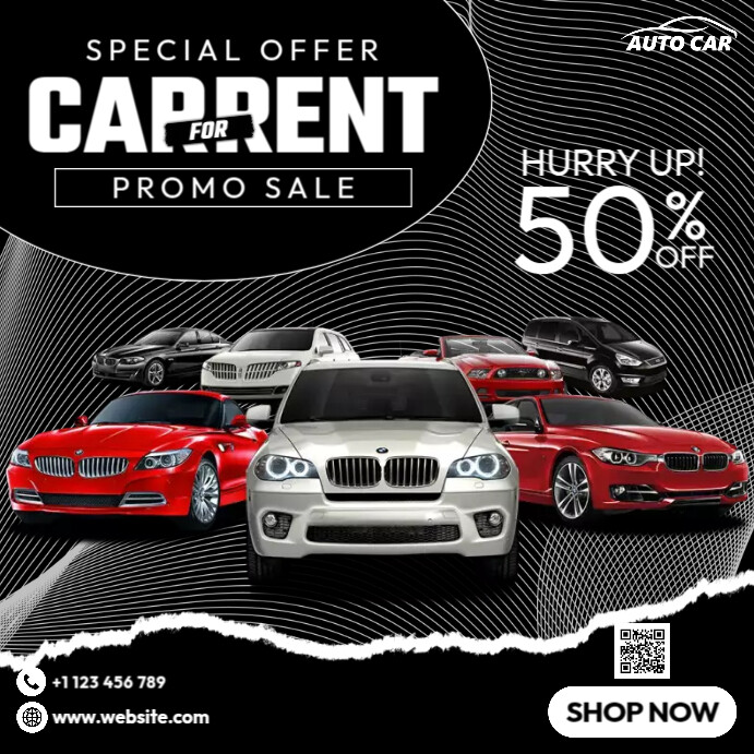 Car Deals Promo Sale Template | PosterMyWall