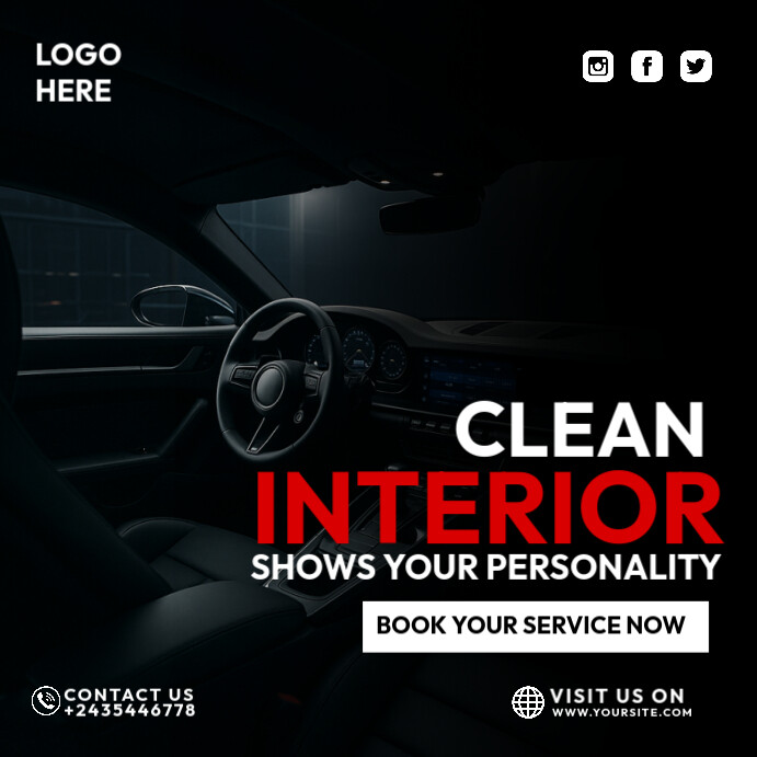 Car Detailing Flyers Template | PosterMyWall