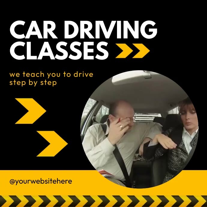 Car Driving Classes Template | PosterMyWall