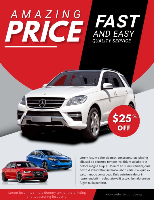 CAR FLYER TEMPLATE.C | PosterMyWall