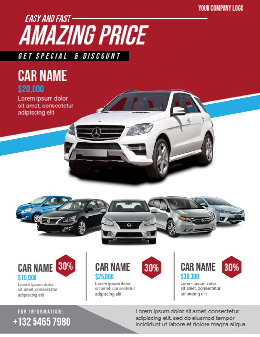 CAR FLYER.R Template | PosterMyWall