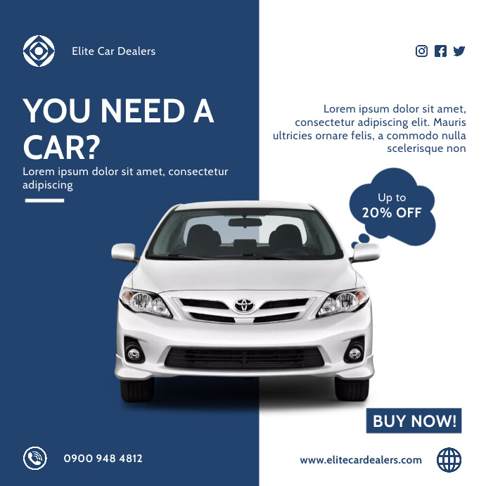 Car flyers Template | PosterMyWall