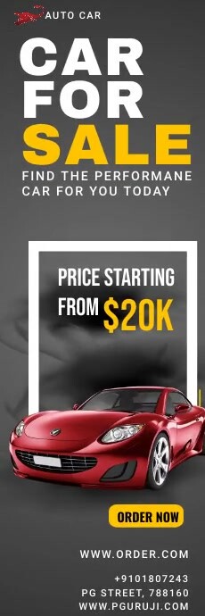 car for sale ad Template | PosterMyWall