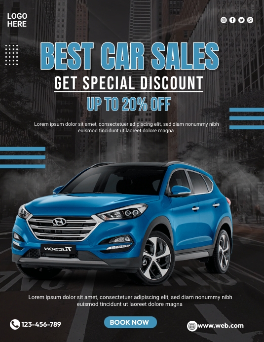 Car For Sale Ads Template | PosterMyWall