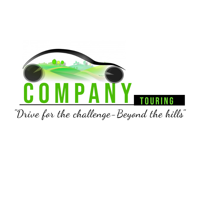 Car Hills Touring Logo Template | PosterMyWall