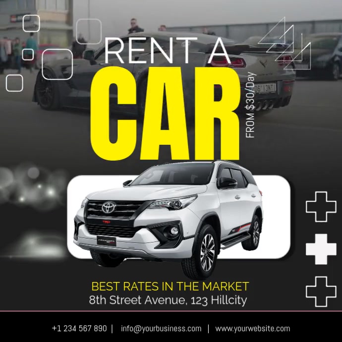 car hire ad Template | PosterMyWall