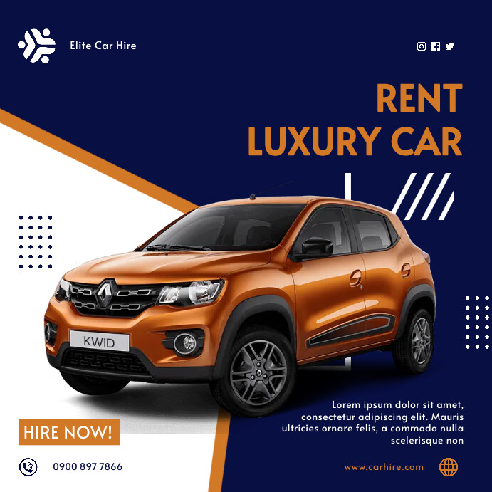 Car hire flyer Template | PosterMyWall