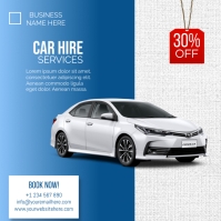 car hire services Template | PosterMyWall