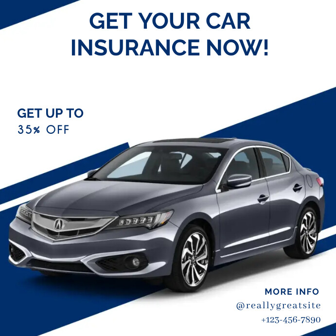 Car Insurance Template | PosterMyWall