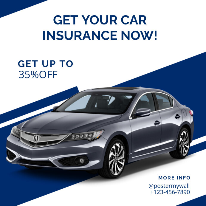 Car Insurance Instagram Post Template | PosterMyWall