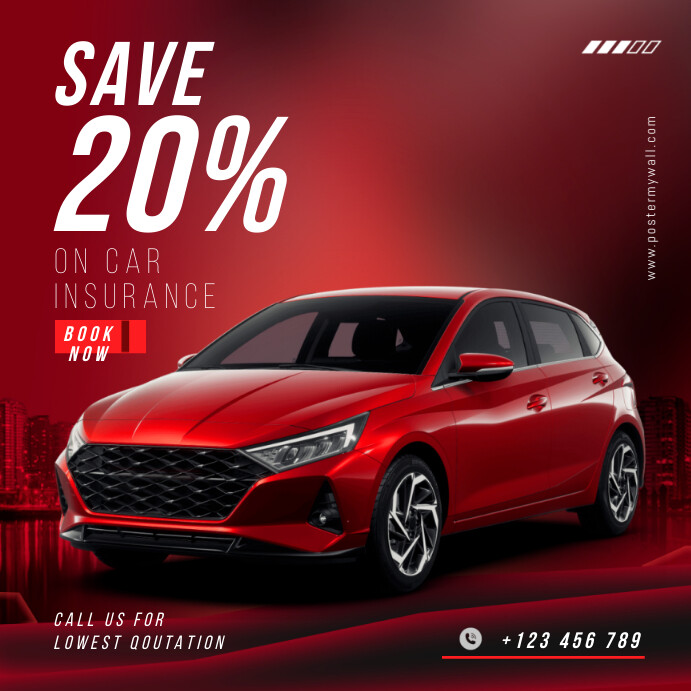 Copy of Car Insurance Marketing Promotion Instagram P | PosterMyWall