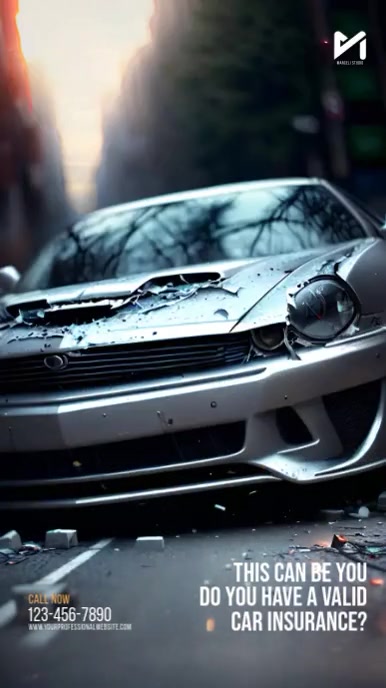 Car Insurance Social Media Template | PosterMyWall