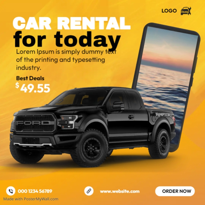 Car Intagram Ads Template | PosterMyWall