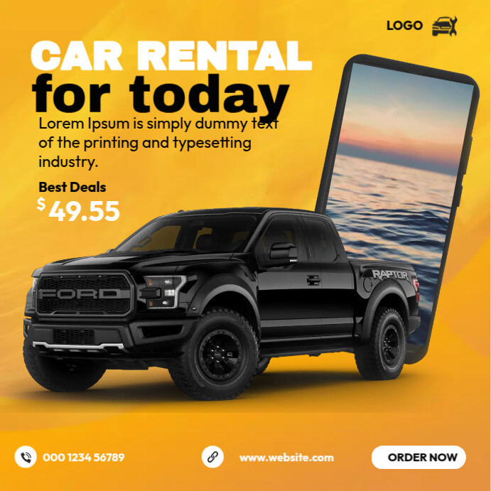 Car Intagram Ads Template | PosterMyWall